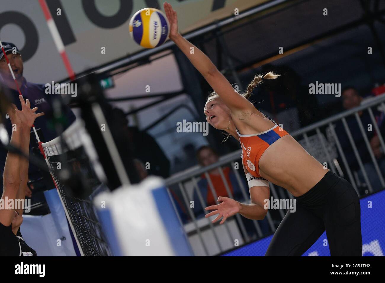 The Hague, NETHERLANDS - JUNE 24: Katja Stam (1) of Netherlands, during ...