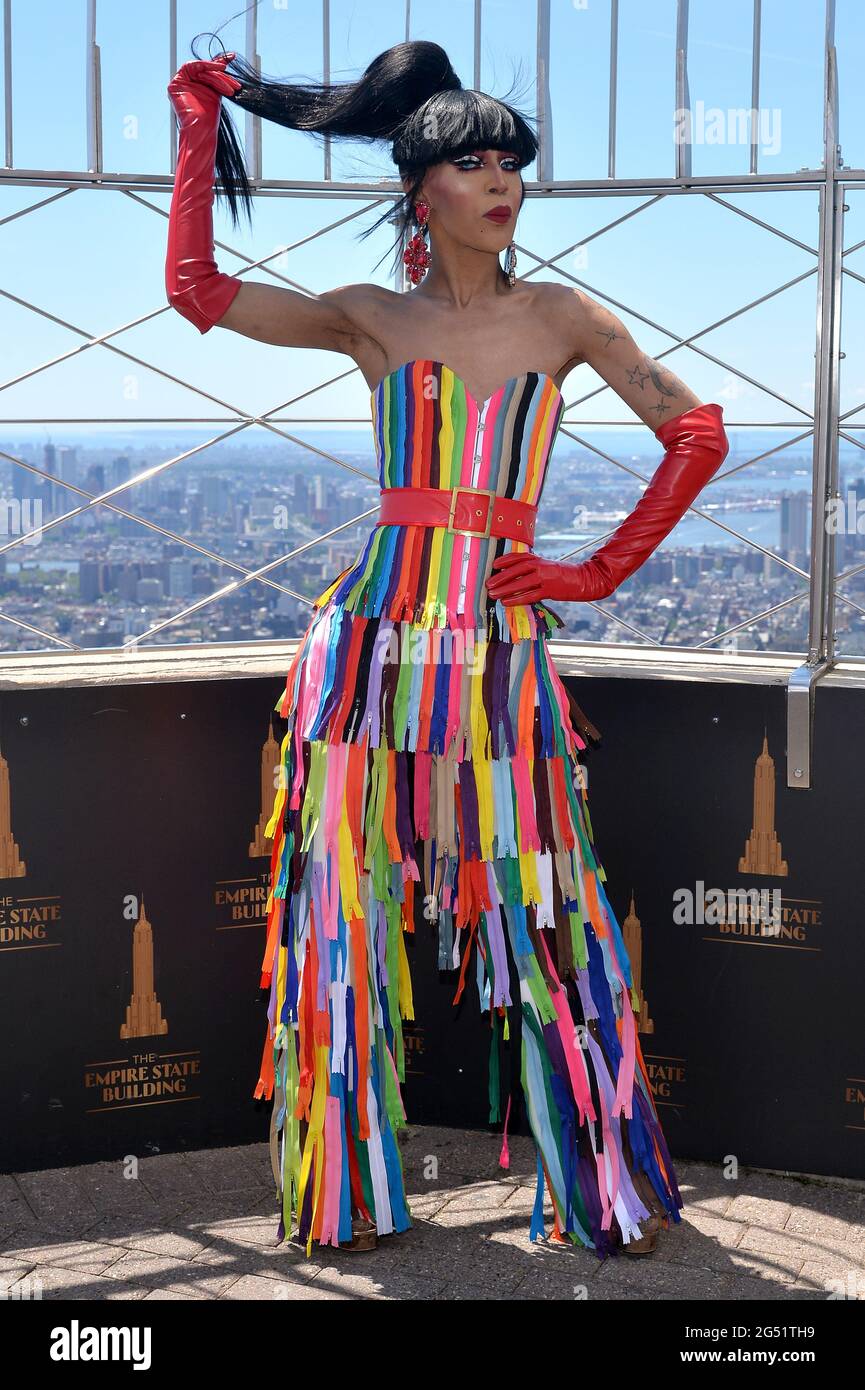 New York, USA. 24th June, 2021. Trinity K. Bonet poses as the Empire ...
