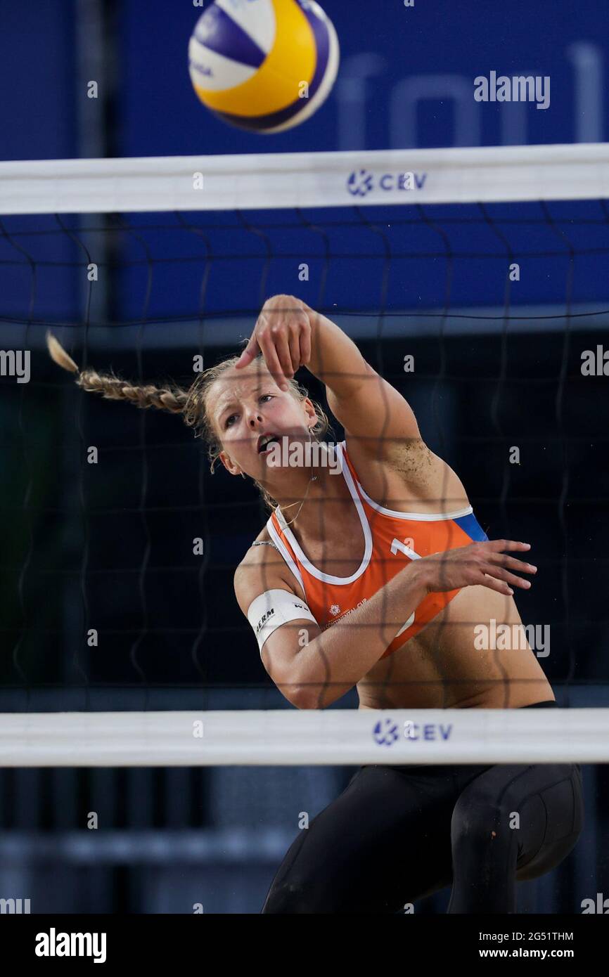 The Hague, NETHERLANDS - JUNE 24: Katja Stam (1) of Netherlands, during ...
