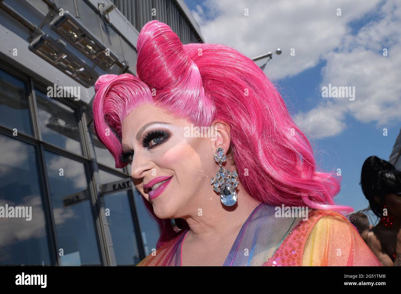 New York, USA. 24th June, 2021. Pandora Boxx as the Empire State ...
