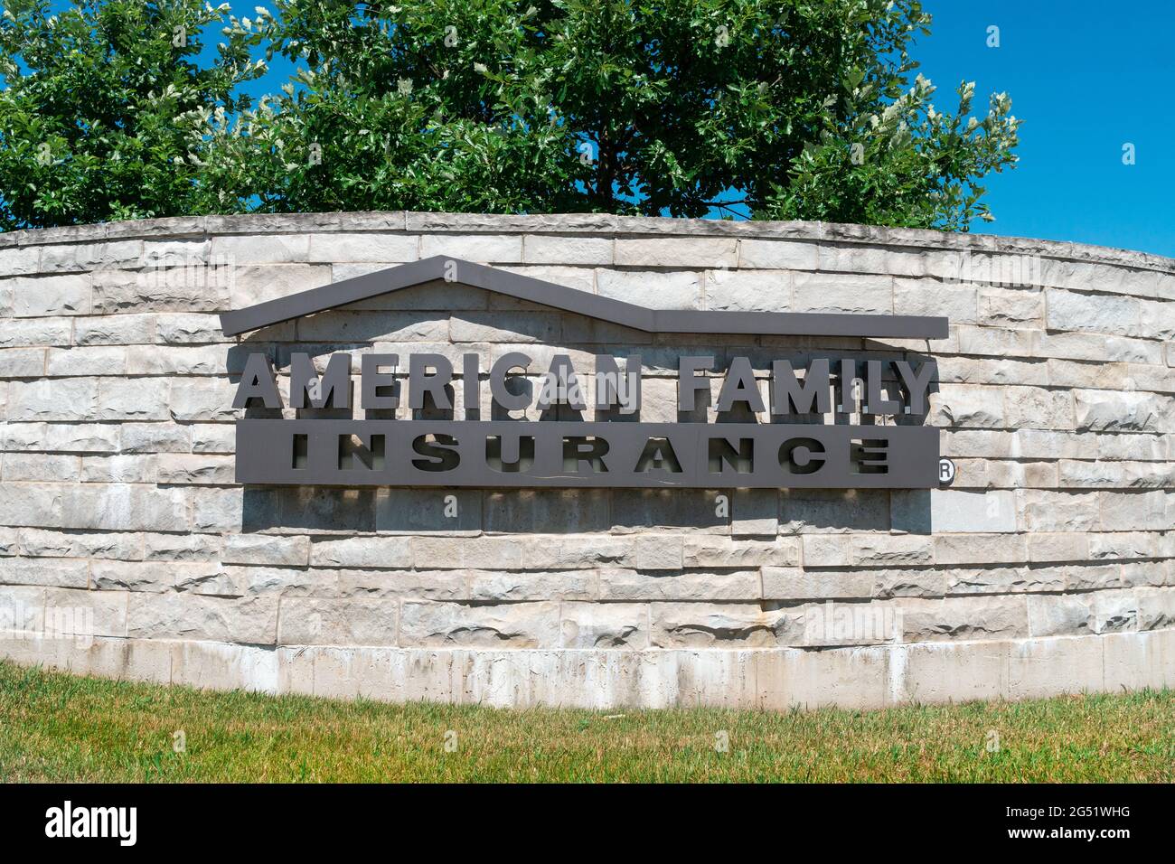 MADISON, WI,USA - JUNE 18, 2021 - American Family Insurance exterior ...