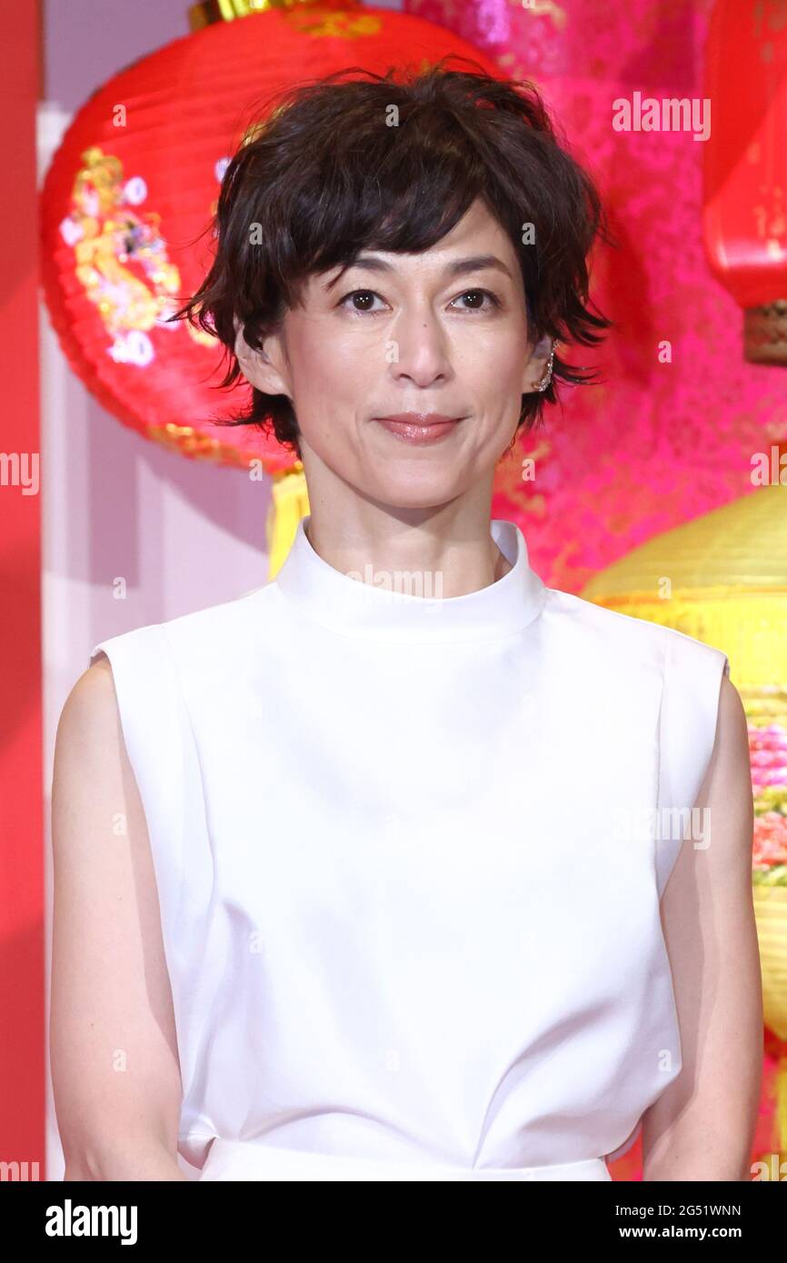Tokyo, Japan. June 24 2021: Honami Suzuki attends the release event of "Detective Chinatown 3"on ...