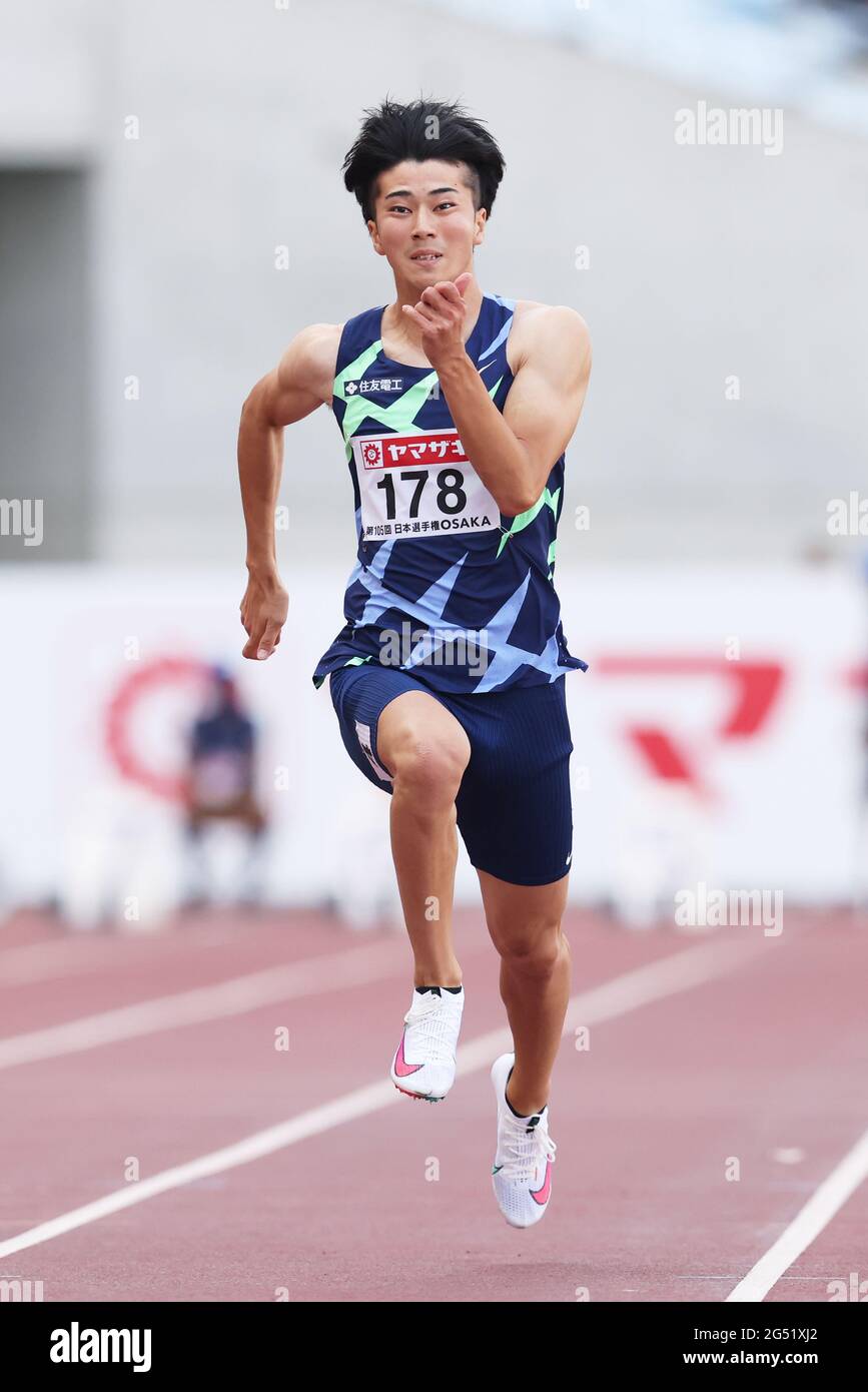 Osaka, Japan. 24th June, 2021. Shuhei Tada Athletics : The 105th Japan ...