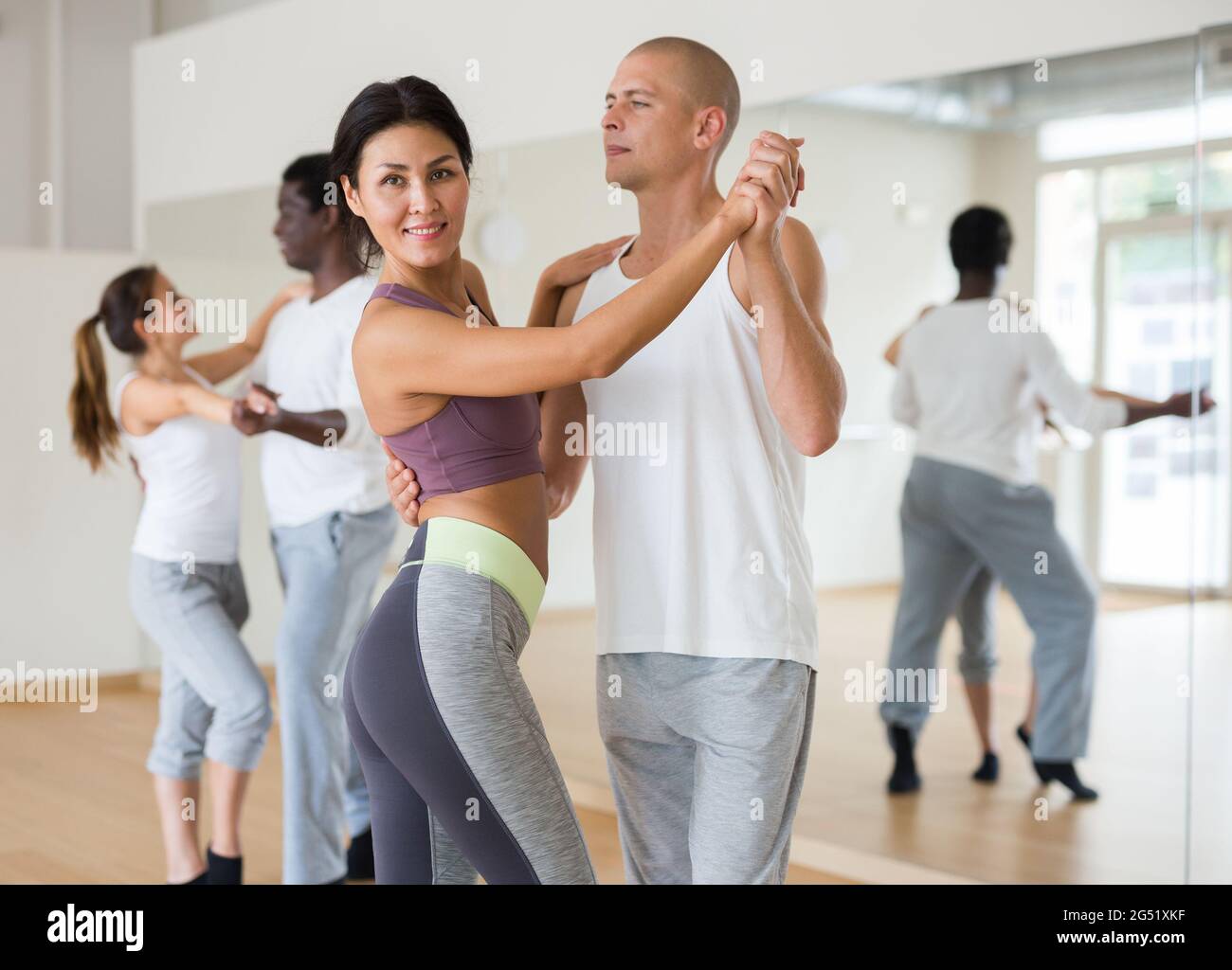 People dancing together slow ballroom dances in pairs Stock Photo - Alamy