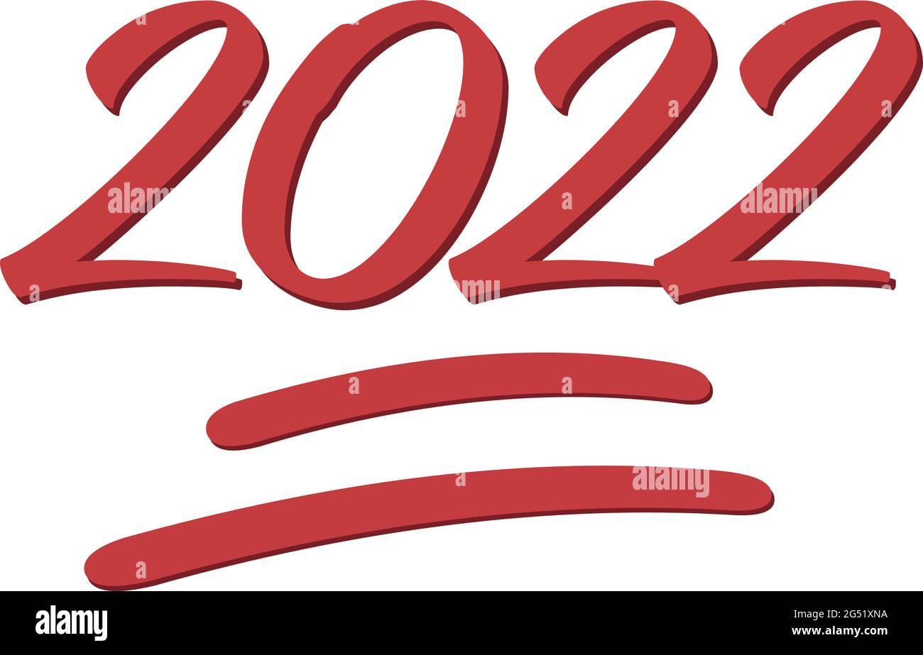 Vector illustration of 2022 number emoticon Stock Vector Image & Art ...