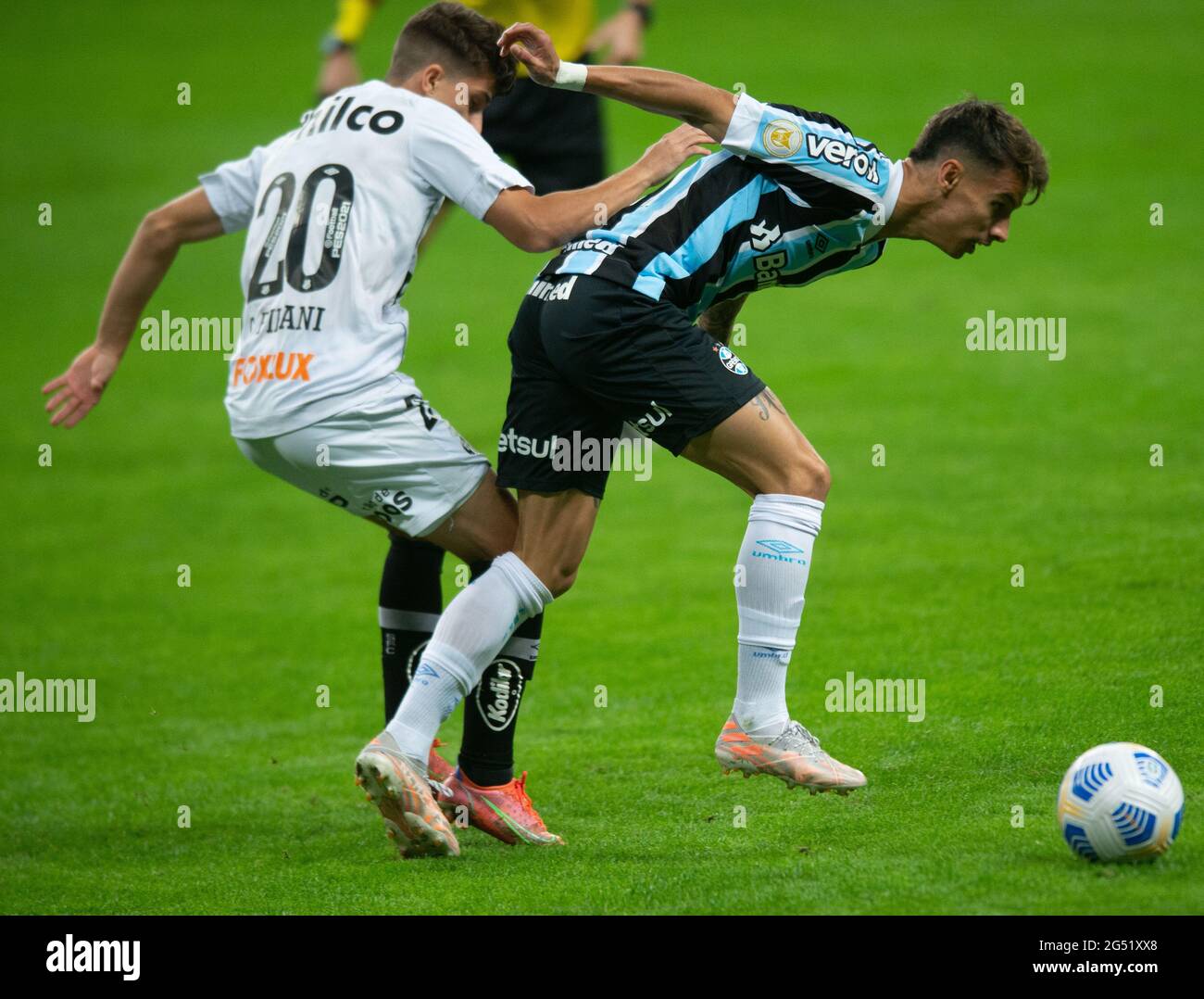 Porto Alegre, Brazil, 24th June 2021; Arena do Gremio, Porto Alegre ...