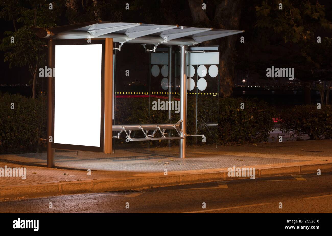 Blank bus side advertising template hi-res stock photography and images ...