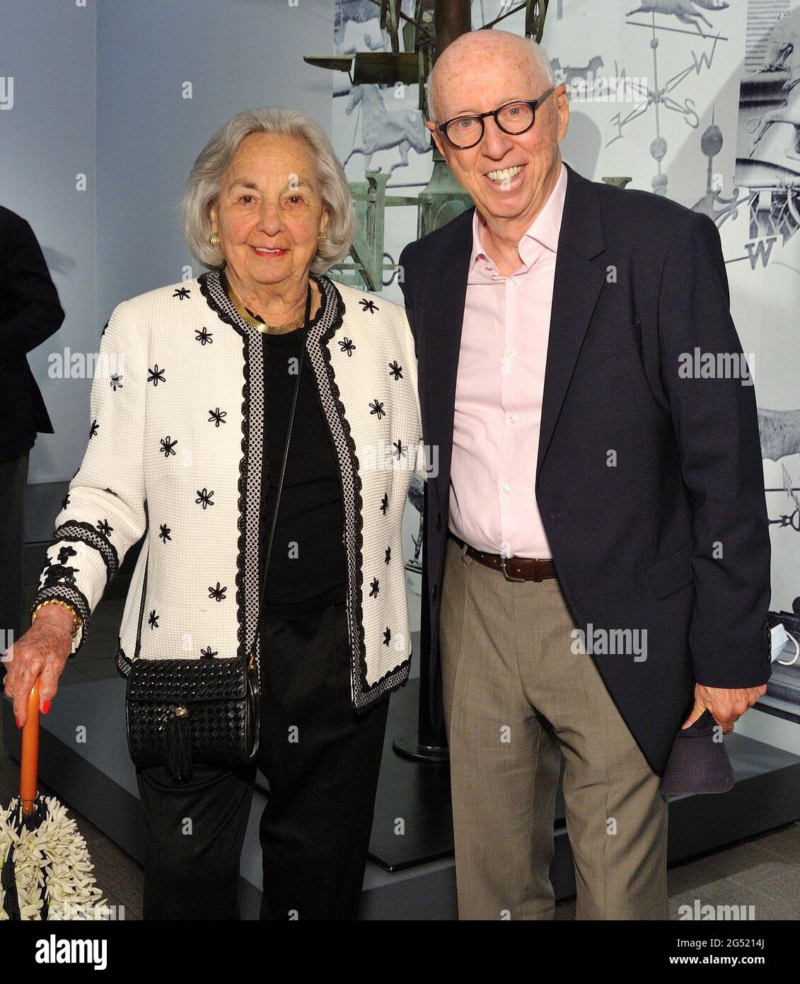 New York, USA. 23rd June, 2021. L-R: Joyce Cowin and Allan Katz attend ...