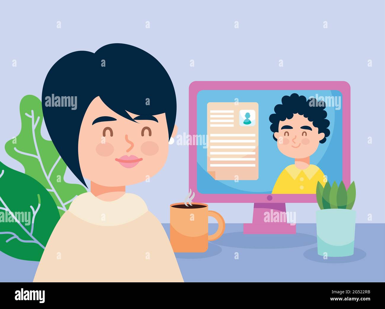 Man cv curriculum in Stock Vector Images - Alamy