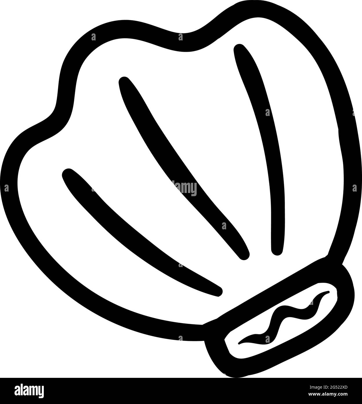 Sign with symbol shell Black and White Stock Photos & Images - Alamy