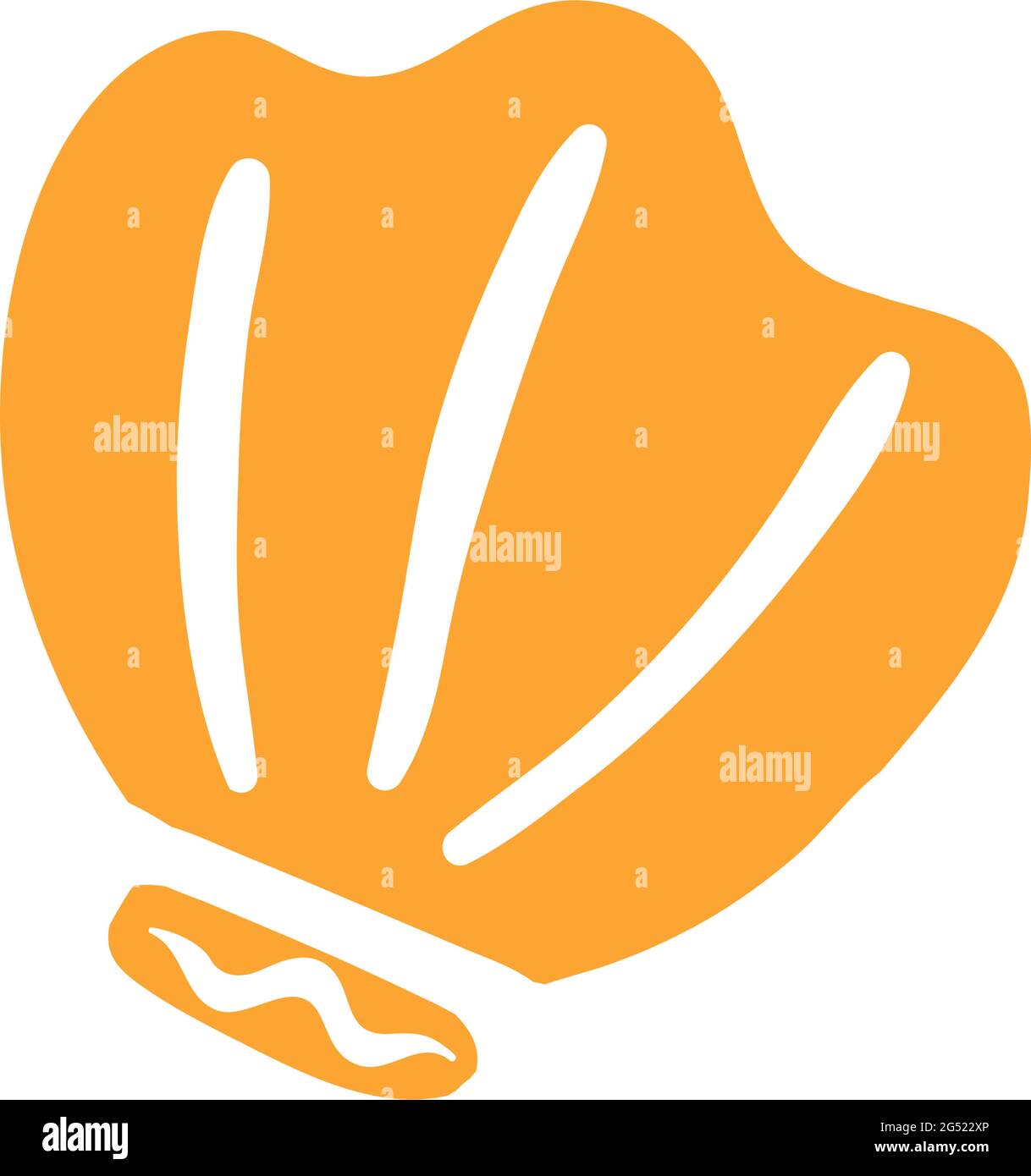 Clam seafood vector vectors Cut Out Stock Images & Pictures - Alamy
