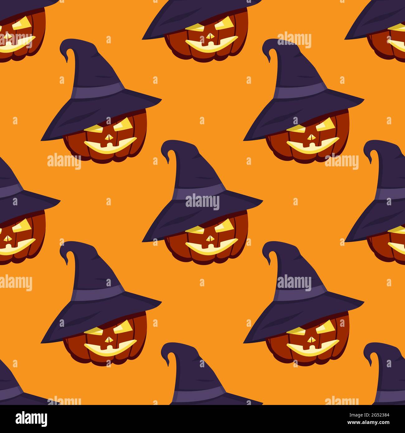 Halloween pumpkins pattern Stock Vector Image & Art - Alamy