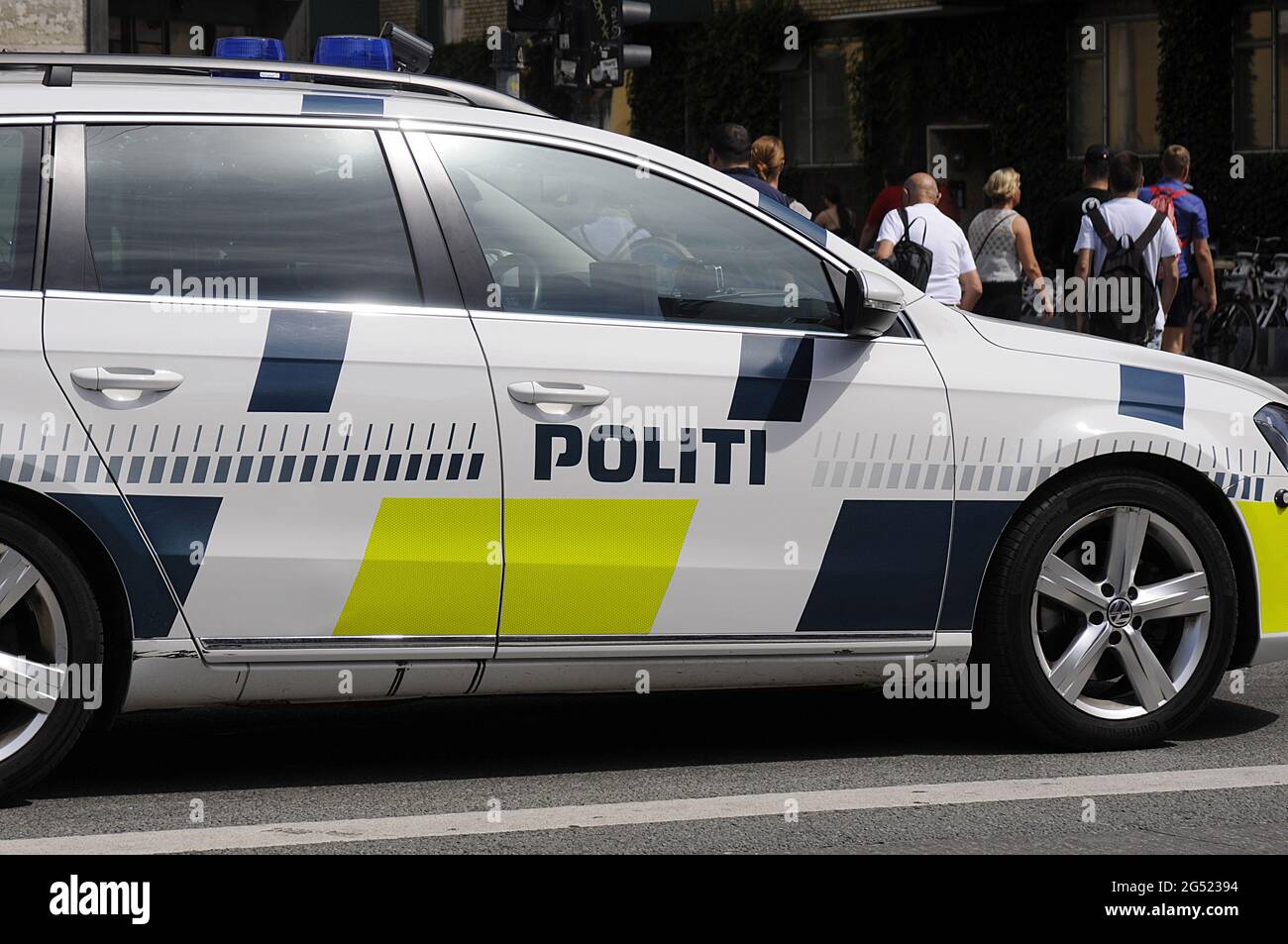 Copenhagen Denmark 23 July 2016-Danish police vehicle (danske politibil ...