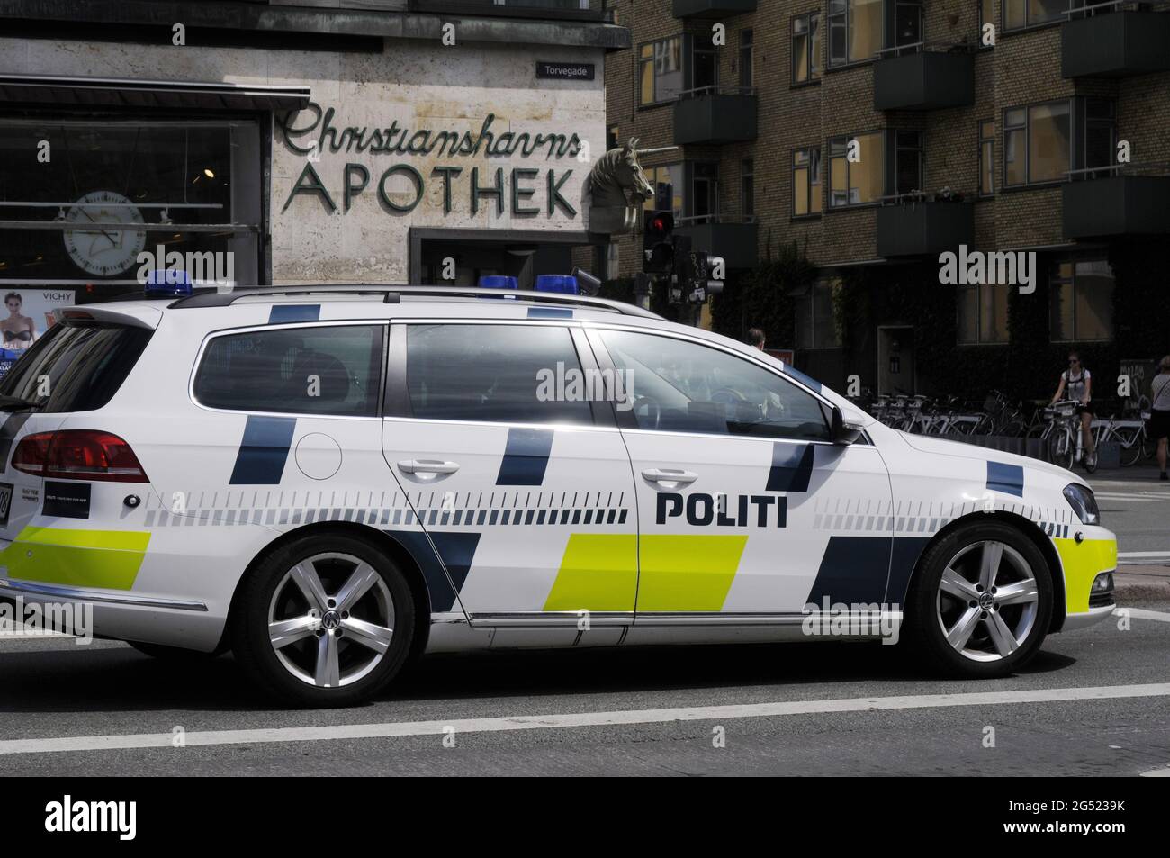Copenhagen Denmark 23 July 2016-Danish police vehicle (danske politibil ...