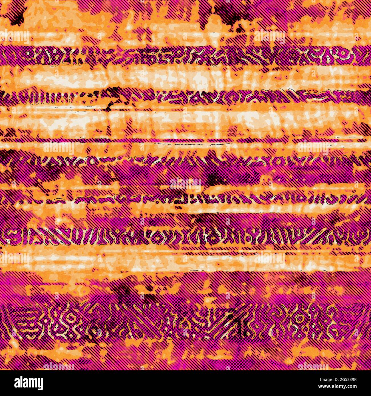 Seamless bright vivid pink and yellow pattern swatch for print Stock ...