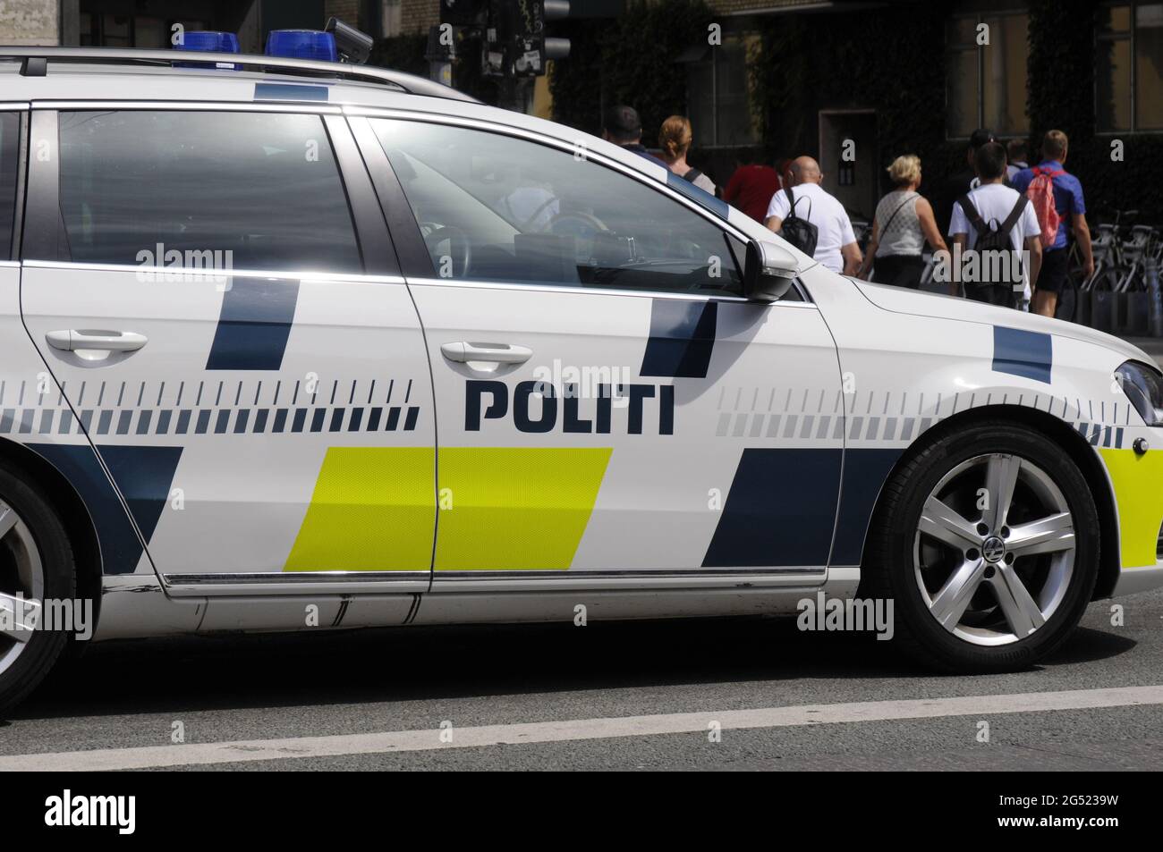 Copenhagen Denmark 23 July 2016-Danish police vehicle (danske politibil ...