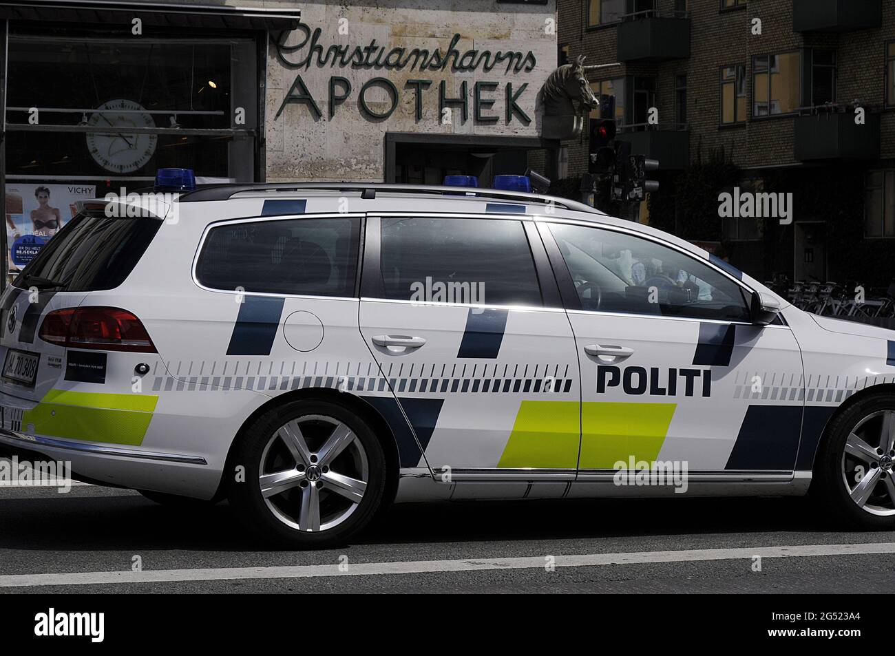 Copenhagen Denmark 23 July 2016-Danish police vehicle (danske politibil ...
