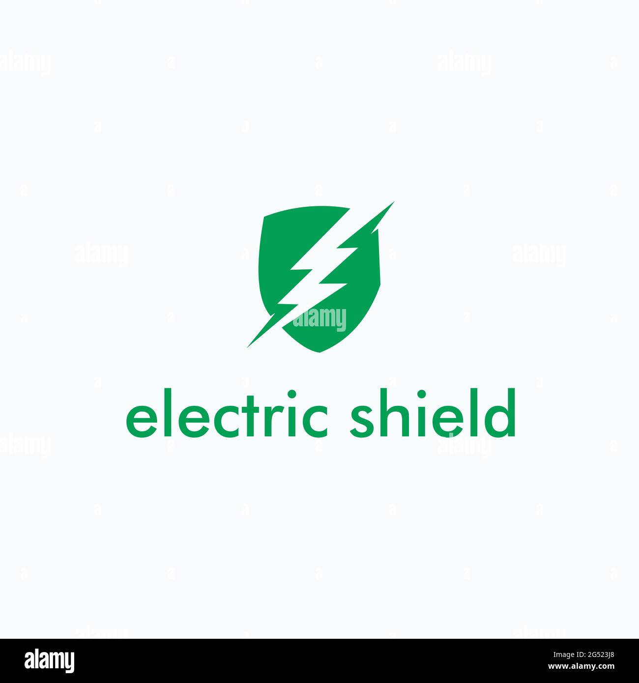 electric shield exclusive logo design inspiration Stock Vector Image ...