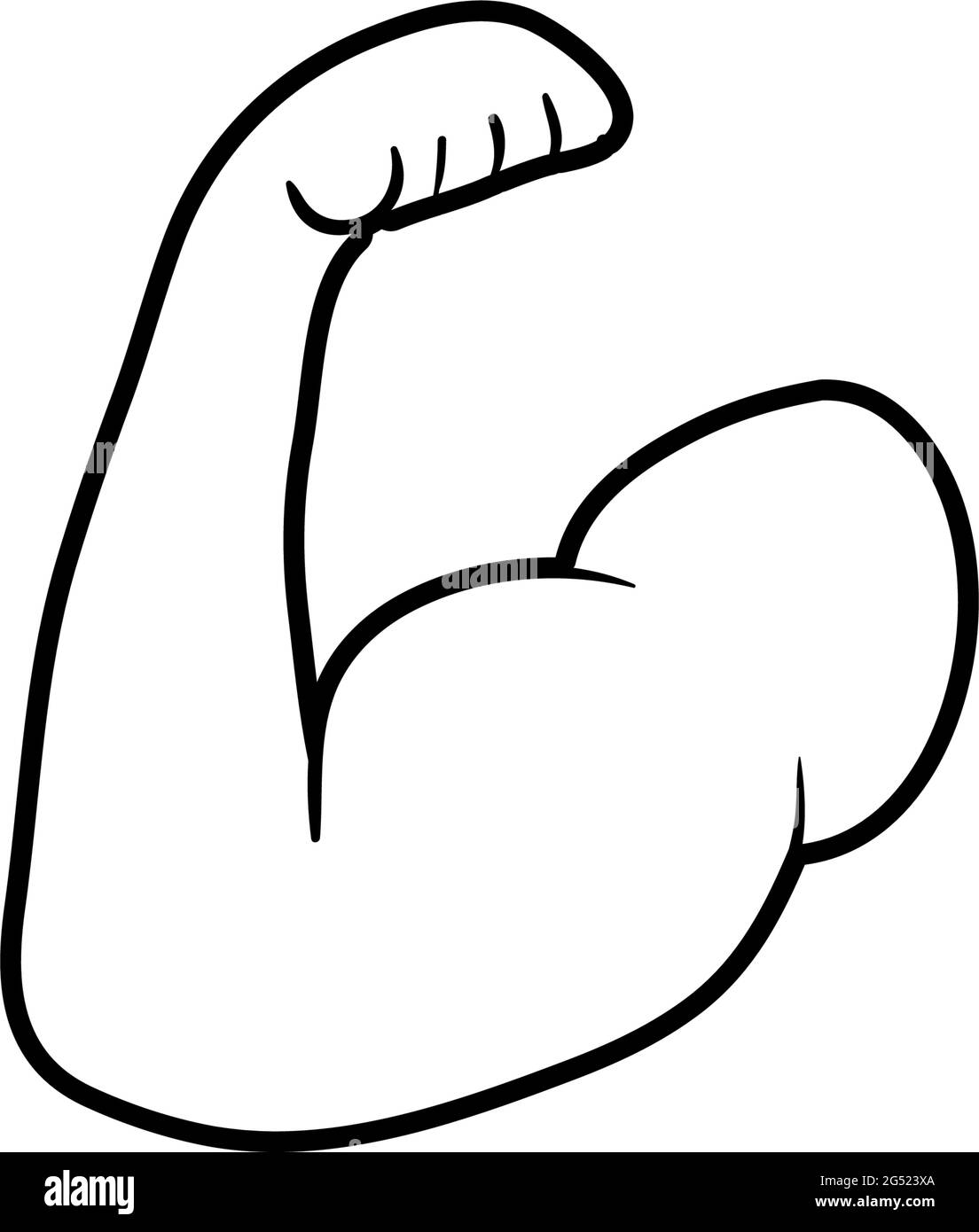 Male bodybuilder flexing biceps Cut Out Stock Images & Pictures - Alamy