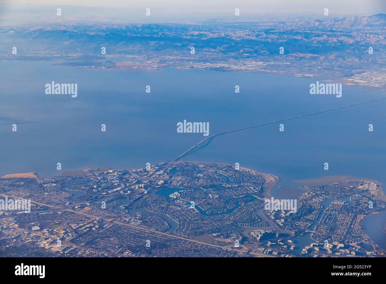 Aerial view of the San Mateo City at California Stock Photo - Alamy