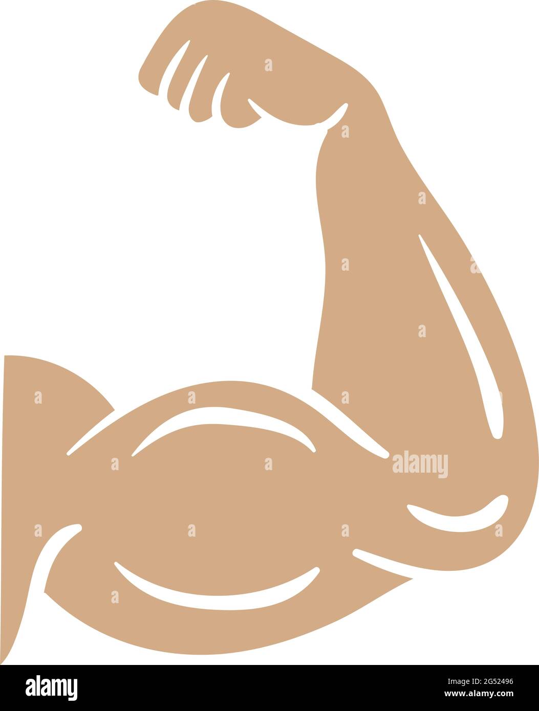 Man flexing arm Stock Vector Images - Alamy