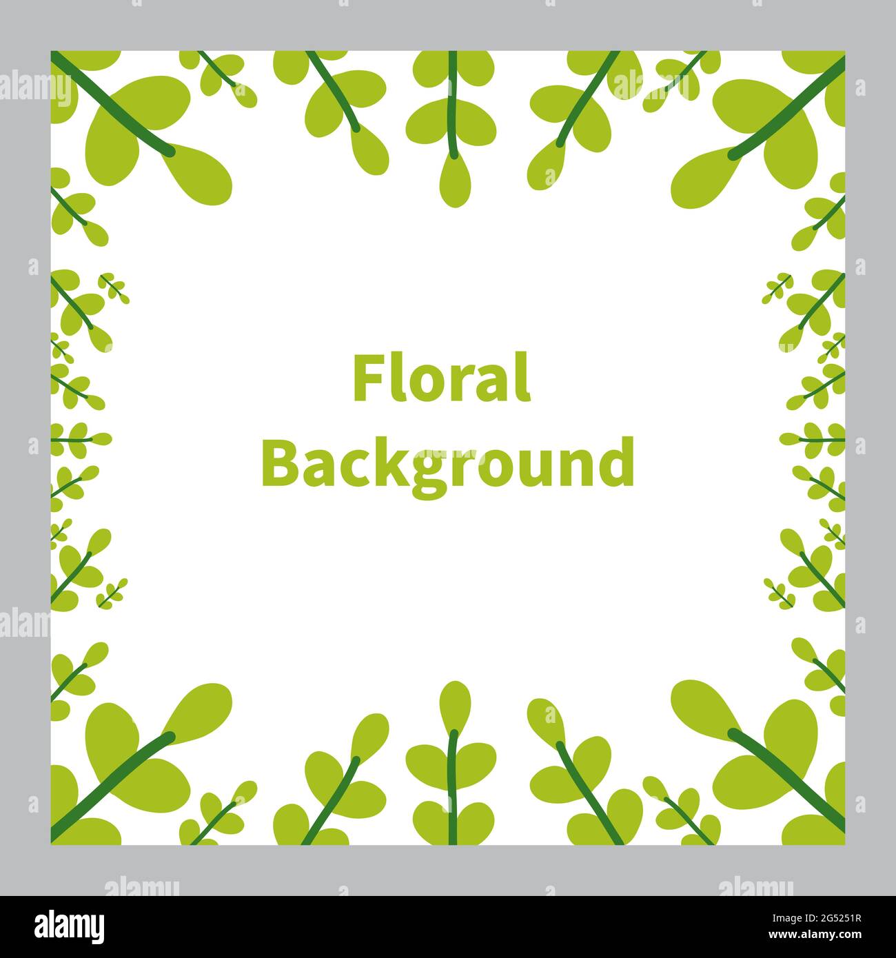 floral background. social media post background. vector illustration ...