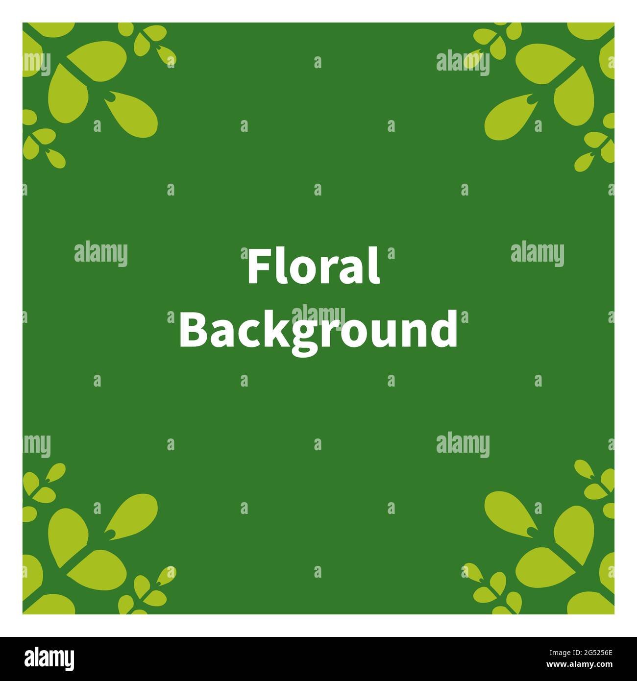 floral background. social media post background. vector illustration ...