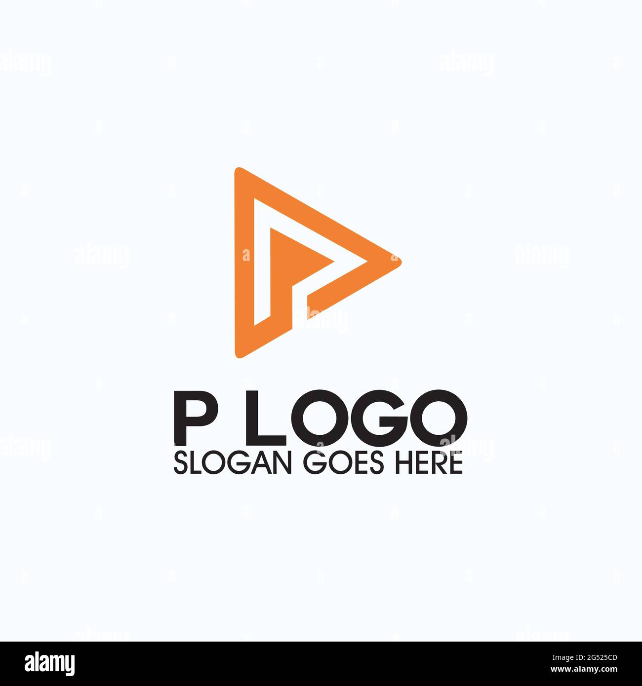 p logo exclusive logo design inspiration Stock Vector Image & Art - Alamy
