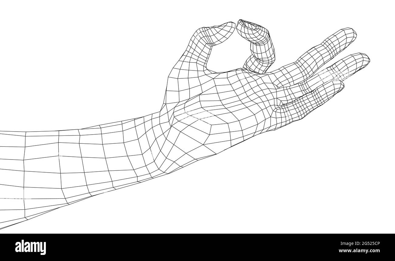 Hand OK sign. Vector Stock Vector Image & Art - Alamy