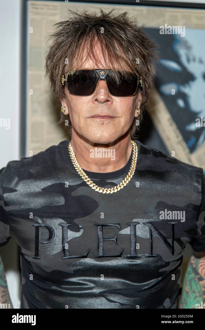 Beverly Hills, USA. June 24, 2021: British guitarist Billy Morrison ...