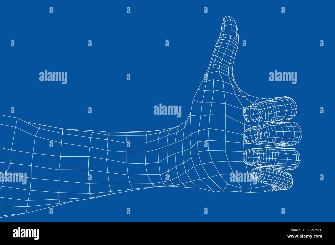 Thumb up hand sign. Vector Stock Vector Image & Art - Alamy