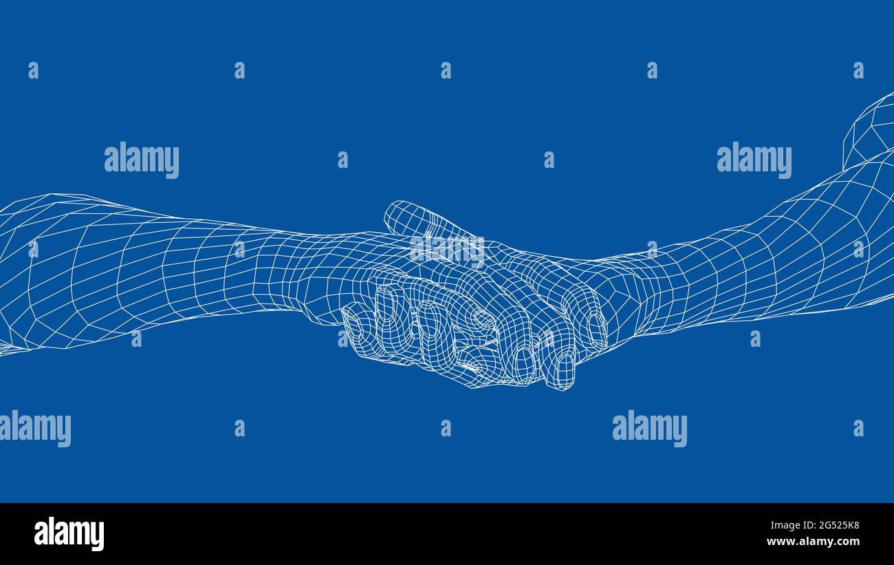 Two men shaking hands. Vector Stock Vector Image & Art - Alamy