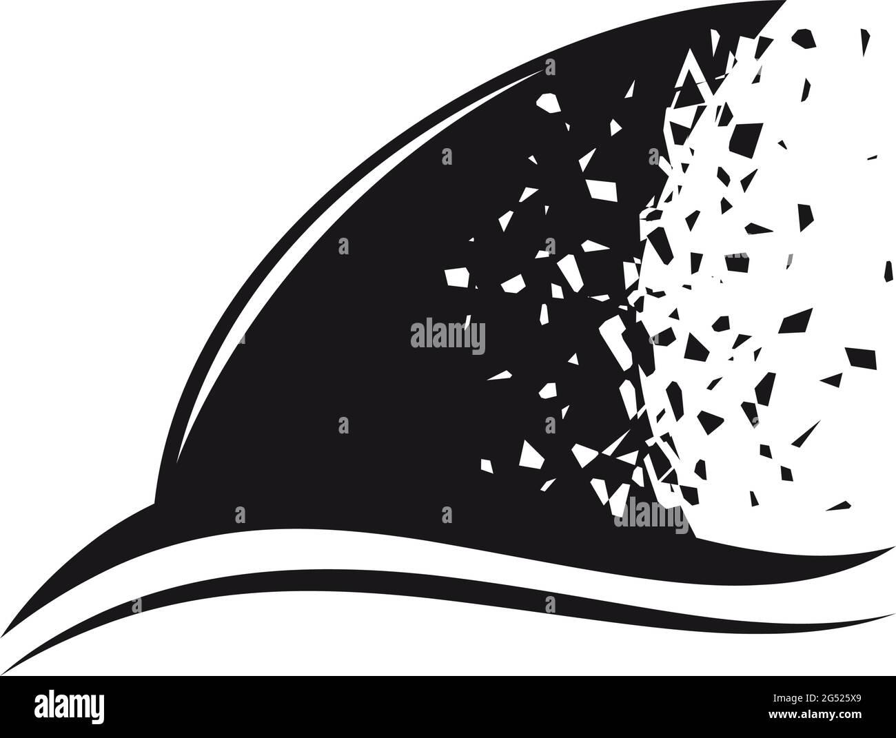 Split shark Stock Vector Images - Alamy