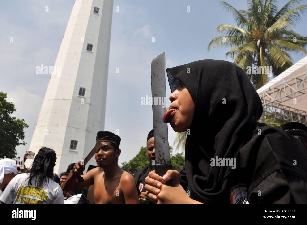 Indonesia traditional blood ceremony hi-res stock photography and ...