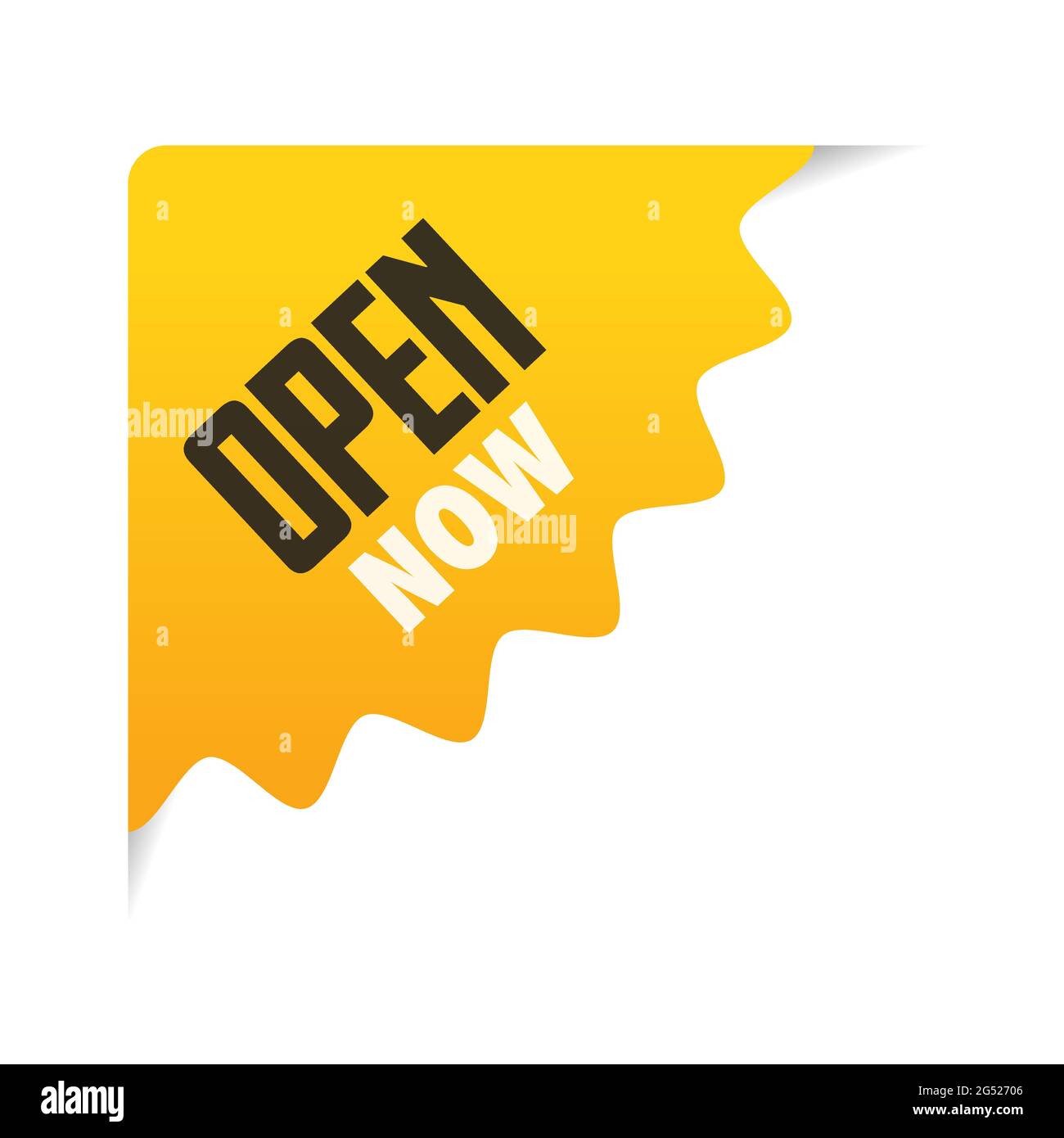 now open sticker coronavirus quarantine is over advertising campaign ...