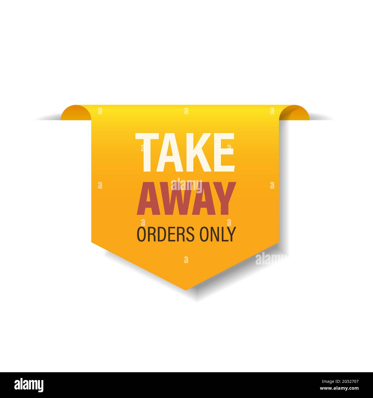 take away orders only sticker coronavirus pandemic quarantine ...