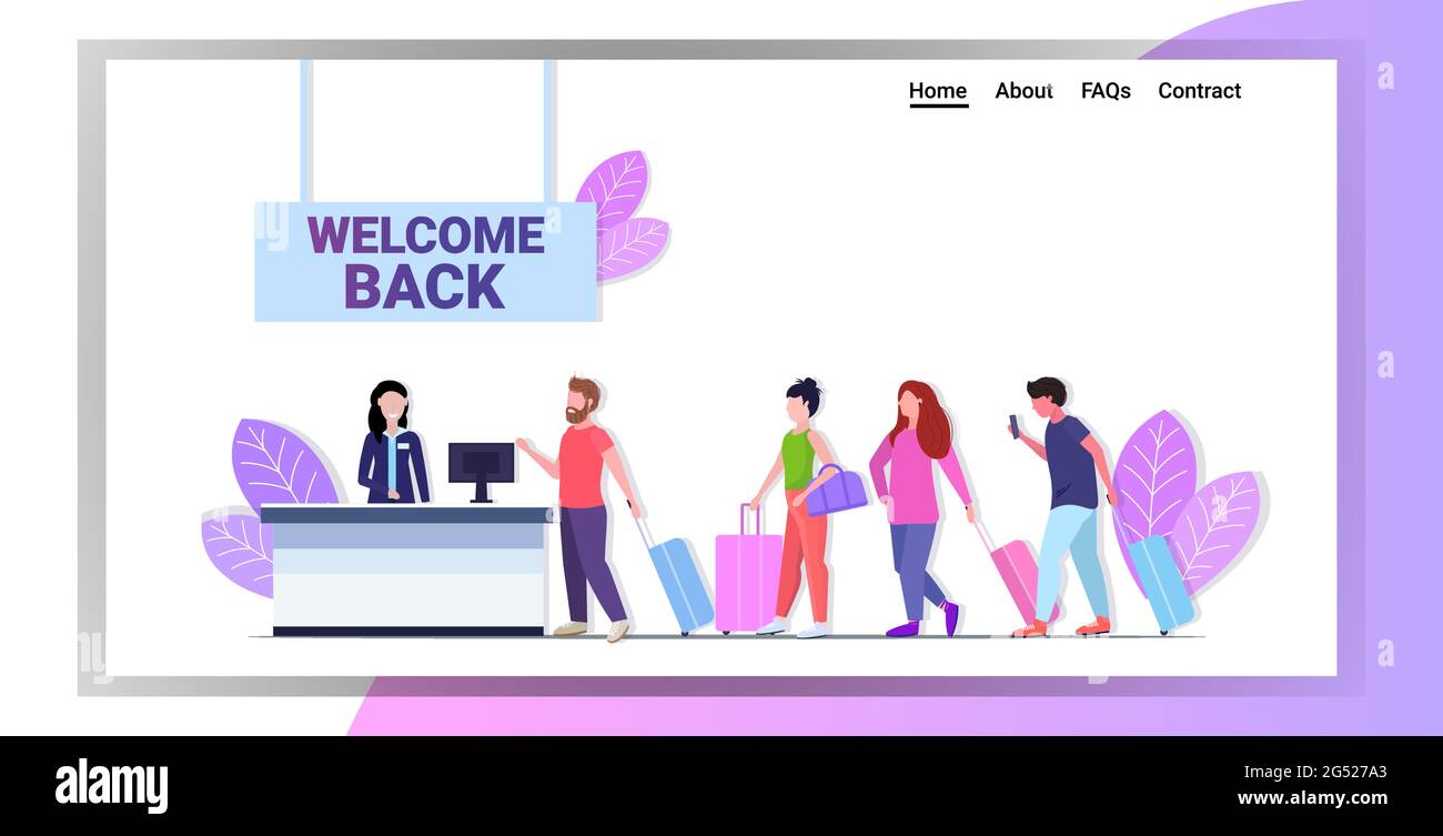 End of queue Stock Vector Images - Alamy