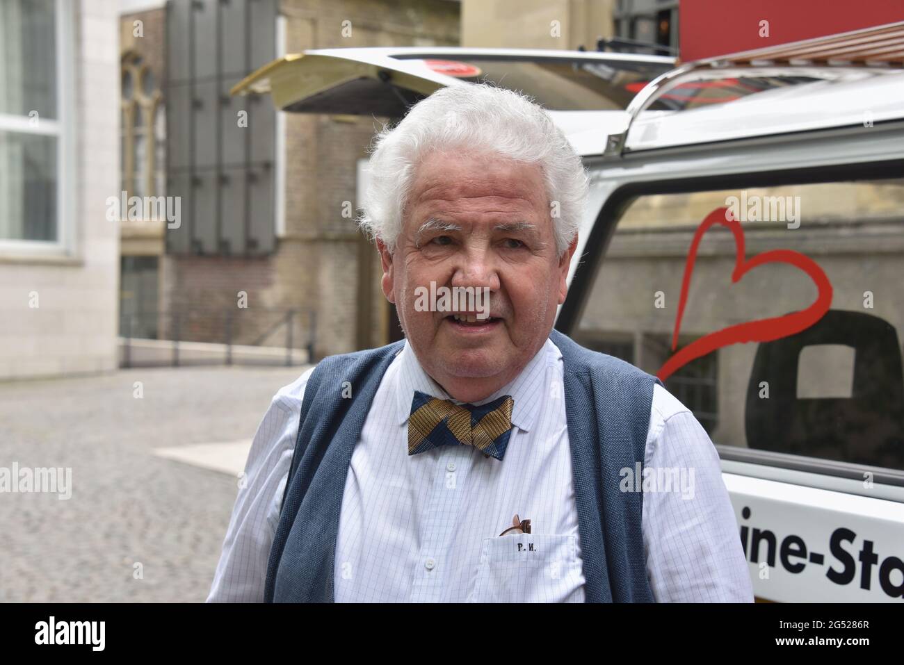 Cologne, Germany. 24th June, 2021. Actor Peter Millowitsch christens VW ...