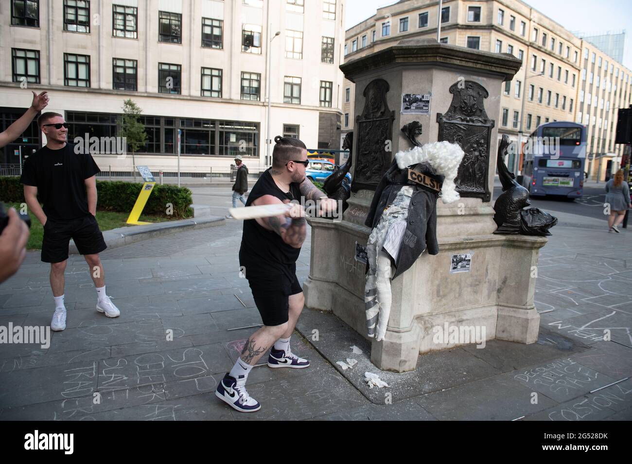 Bristol, UK. 7th June 2021. Young Bristolians decided to celebrate the ...