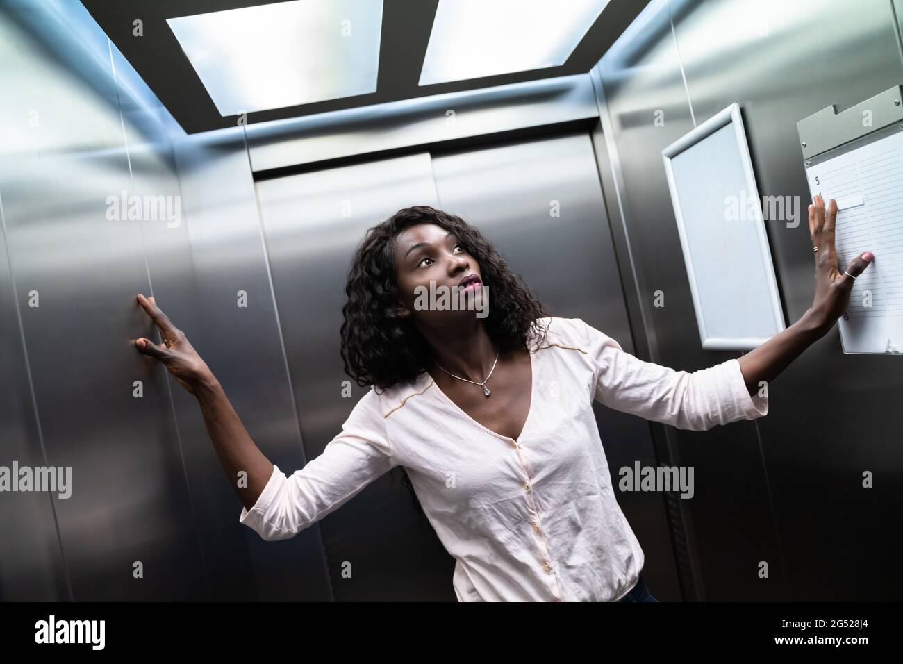 Claustrophobia elevator hi-res stock photography and images - Alamy