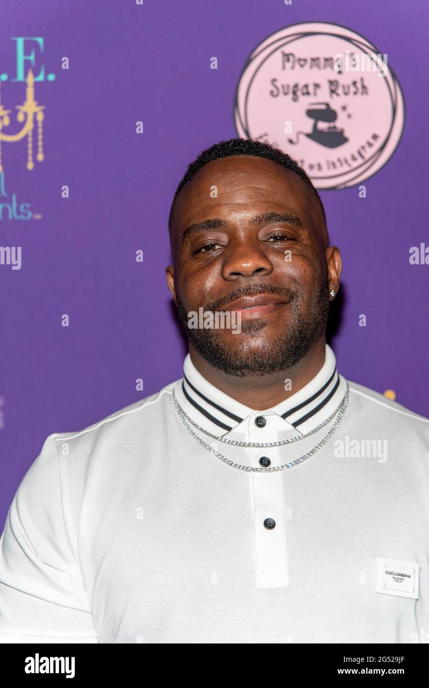 Los Angeles, USA. 24th June, 2021. Adonis attends PooBear, Shndo and ...