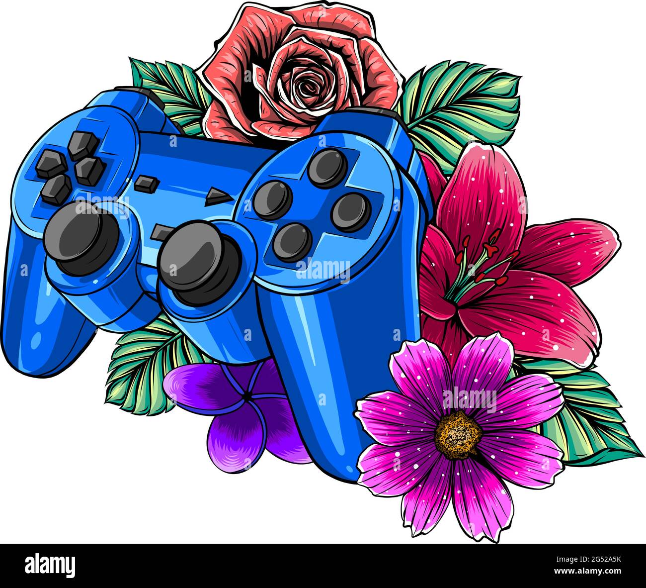 Game roses Stock Vector Images - Alamy