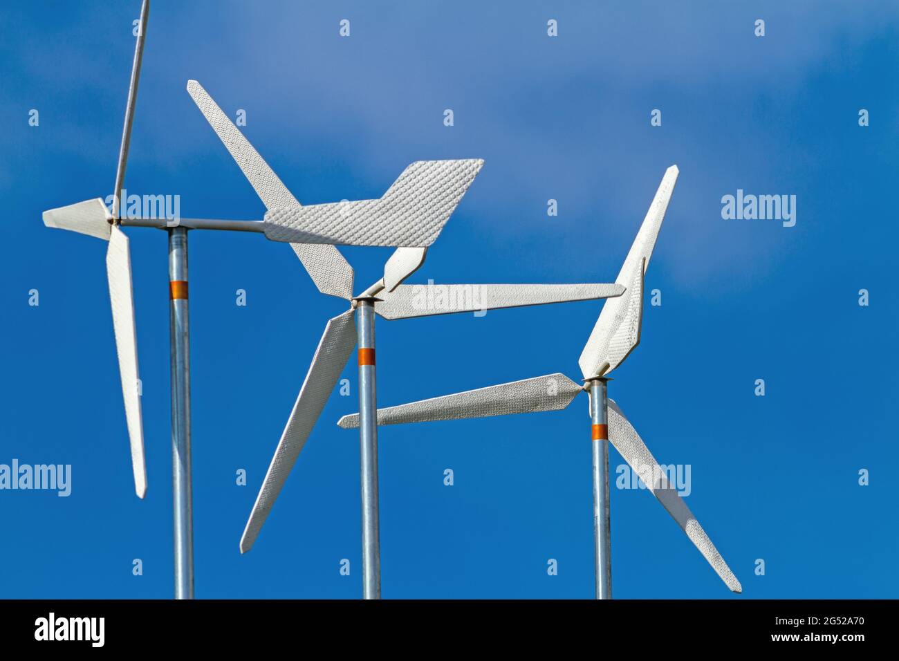 White wind turbines hi-res stock photography and images - Alamy