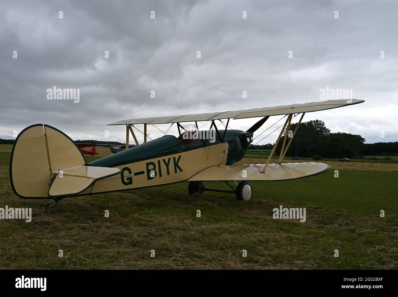 Isaacs Fury II, Turweston Airfield, Buckinghamshire, England Stock ...