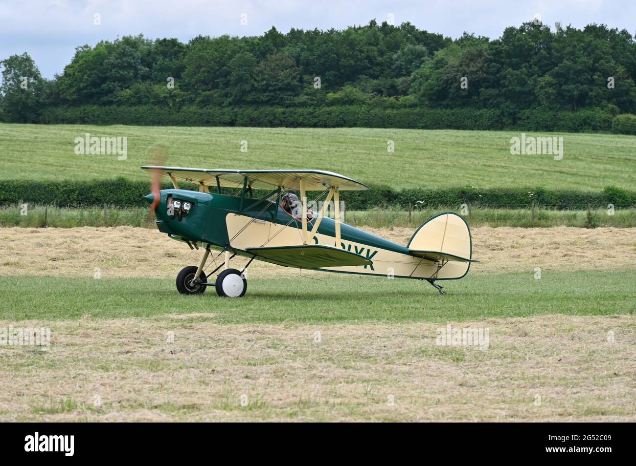Isaacs Fury II, Turweston Airfield, Buckinghamshire, England Stock ...