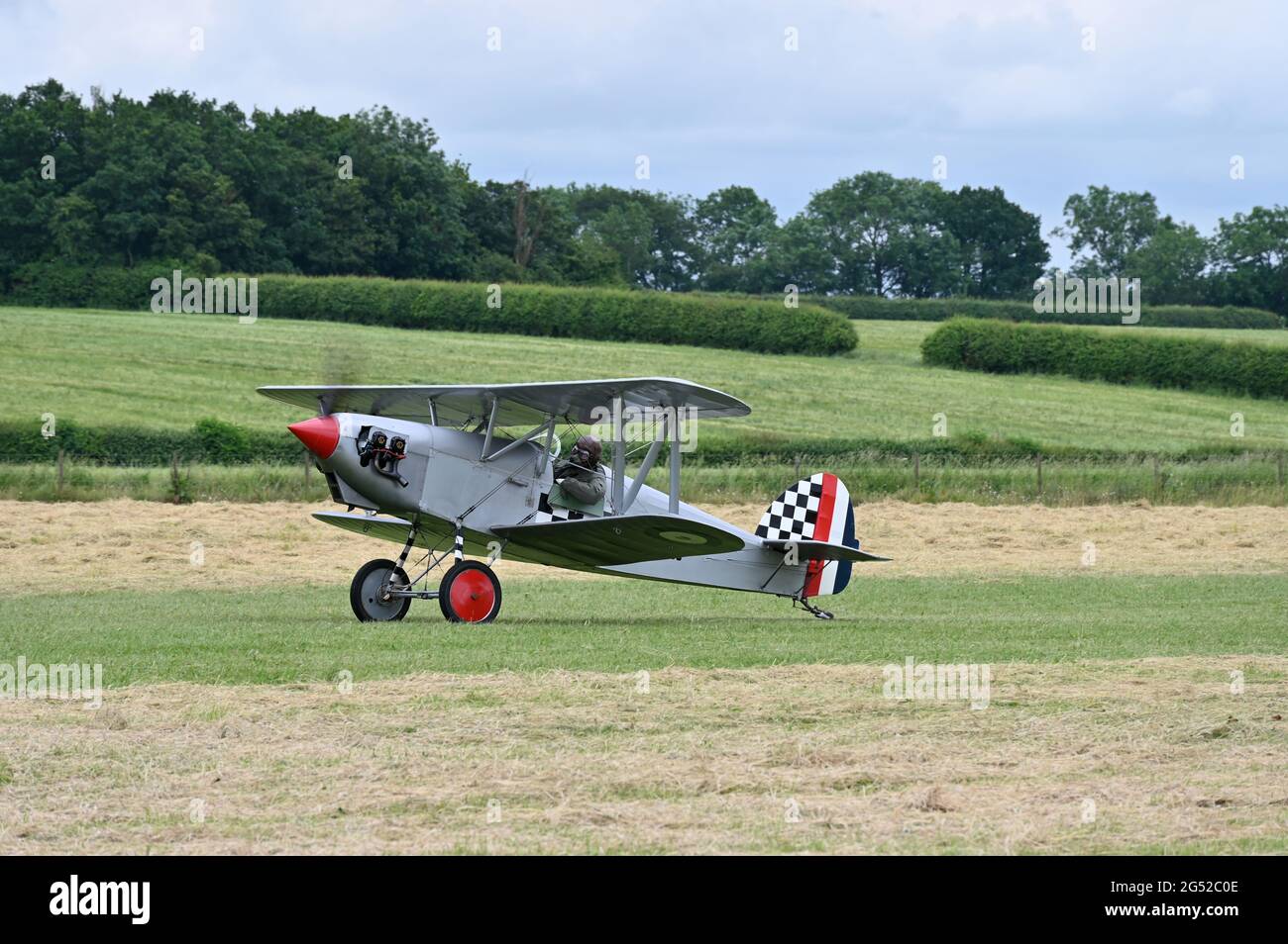 Isaacs Fury II, Turweston Airfield, Buckinghamshire, England Stock ...