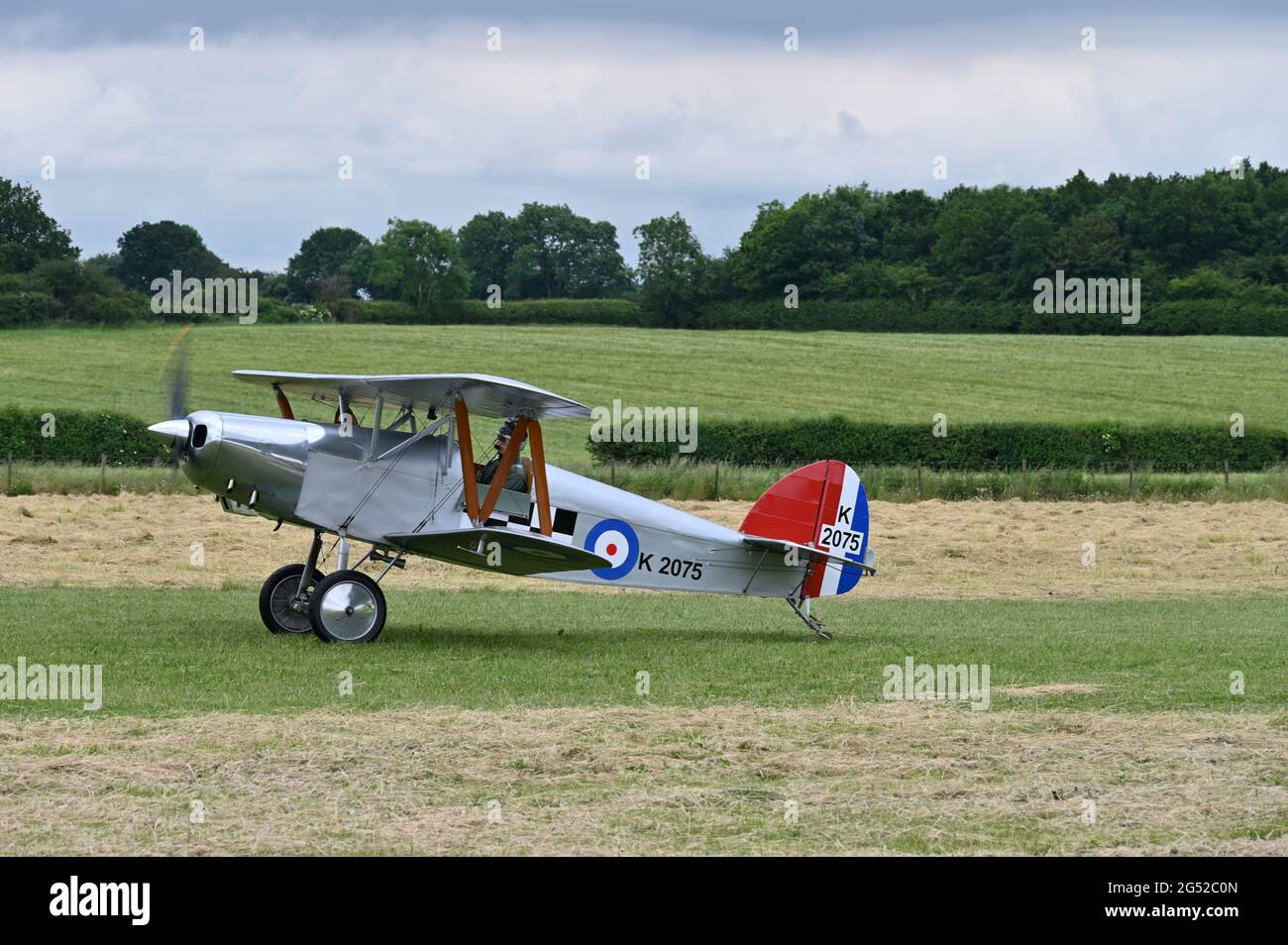 Isaacs Fury II, Turweston Airfield, Buckinghamshire, England Stock ...
