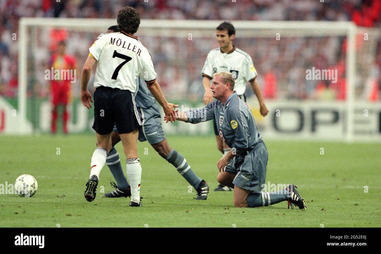 Soccer, firo: 06/26/1996 Soccer EM Euro European Championship 1996 semi ...