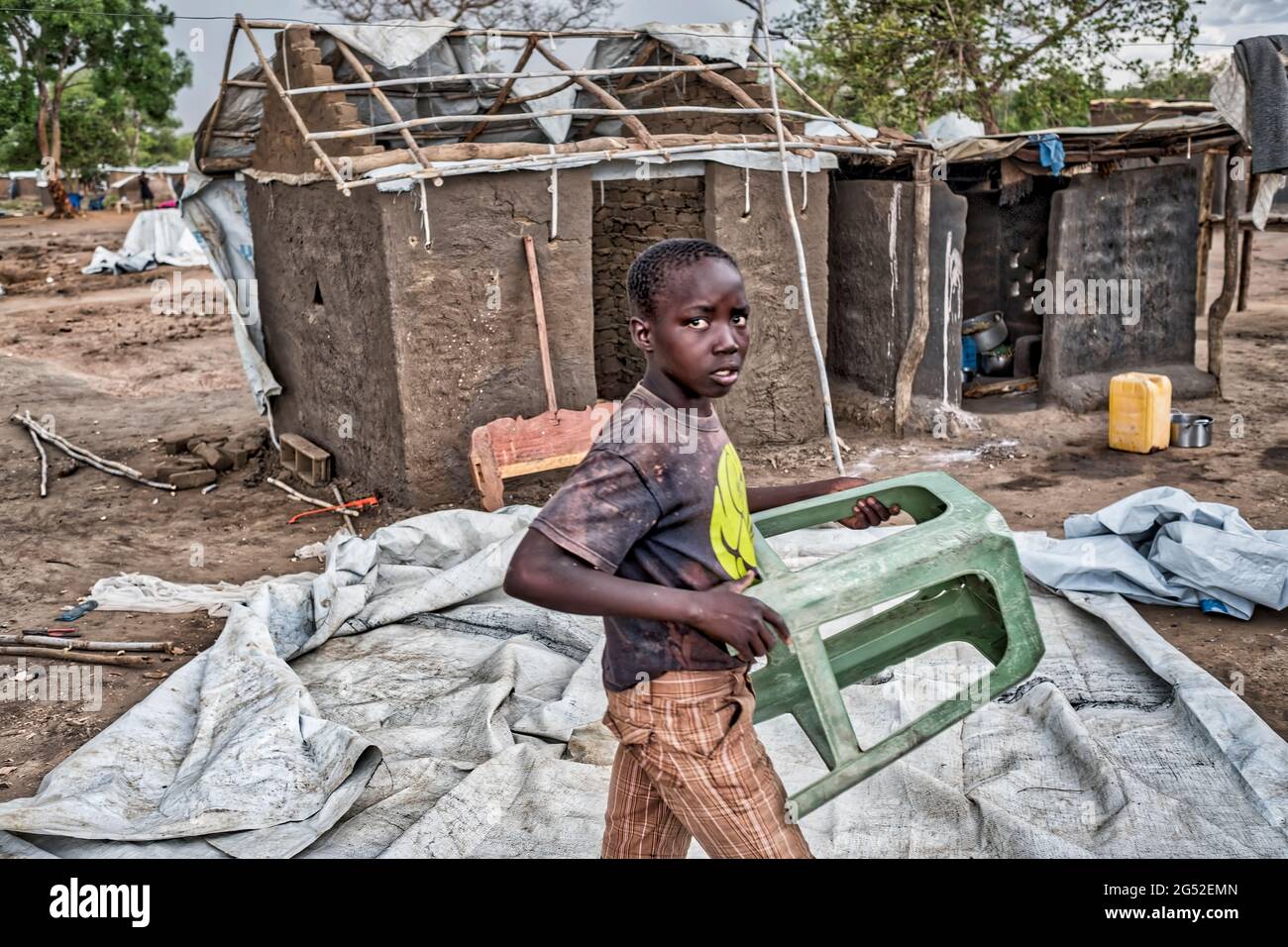 Bidibidi, Morobi, refugee camp, Uganda, Africa Stock Photo - Alamy
