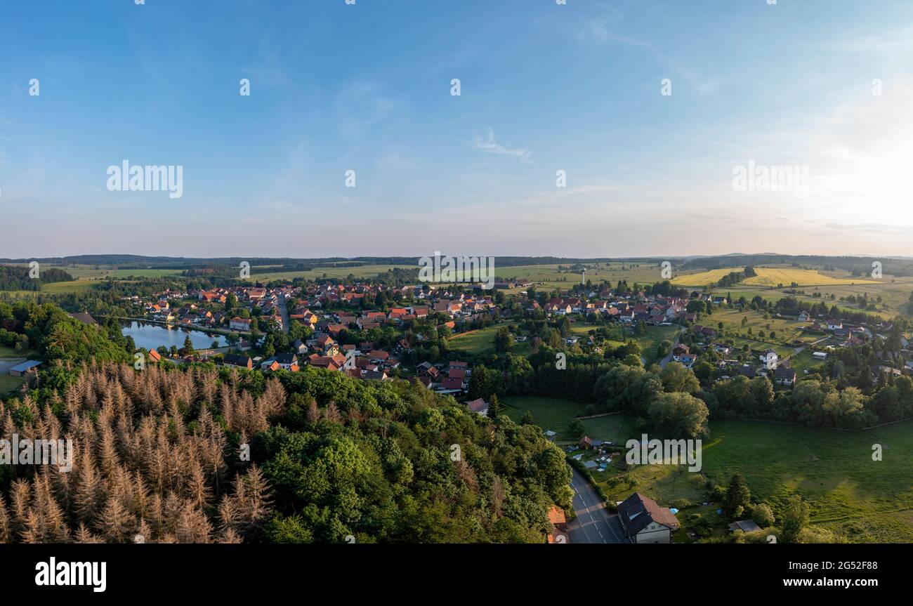 Luftbilder aus stiege im harz hi-res stock photography and images - Alamy
